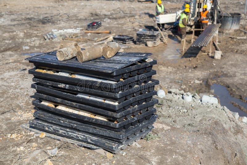 Core samples stock image. Image of carbon, people, industrial - 48608313