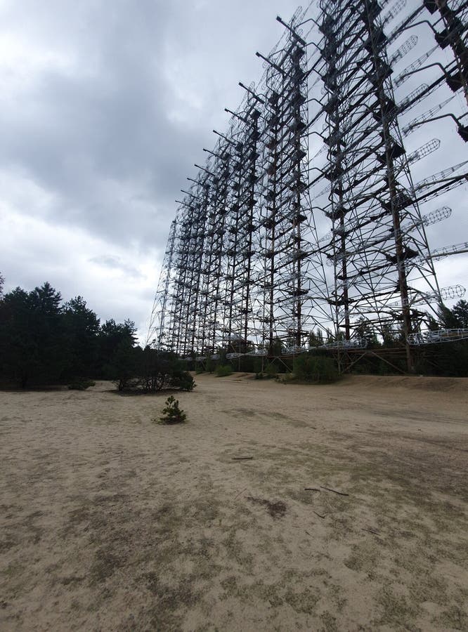 View of Duga, an Over-the-horizon Radar System Used in the Soviet Union ...