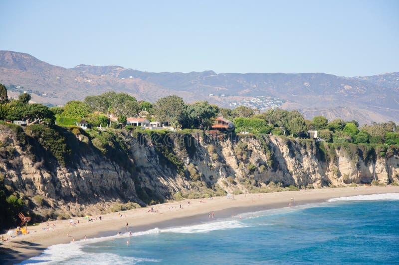 View from Duma Point, Malibu California Stock Image - Image of malibu ...
