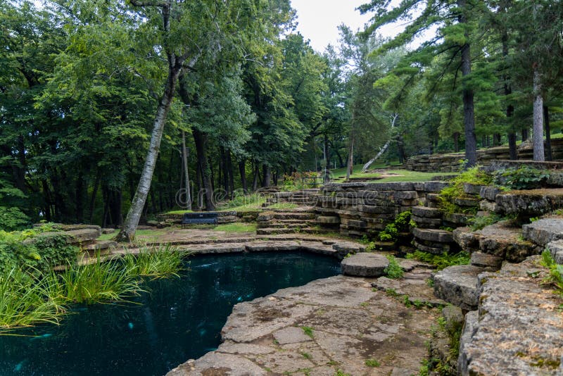 View from Eagle Point Park, Dubuque, Iowa, United States Stock Photo ...