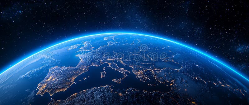 A View of the Earth& X27;s Telecommunication Network from Space ...