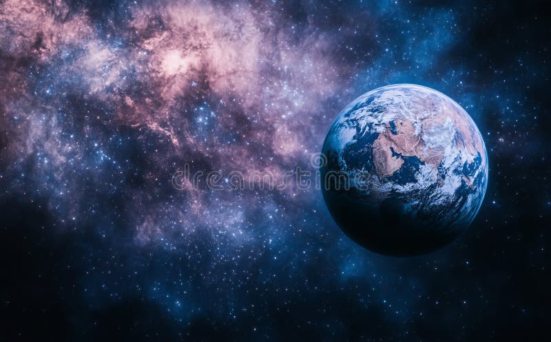 A View of the Earth from Space, Provided by NASA. Stock Photo - Image ...