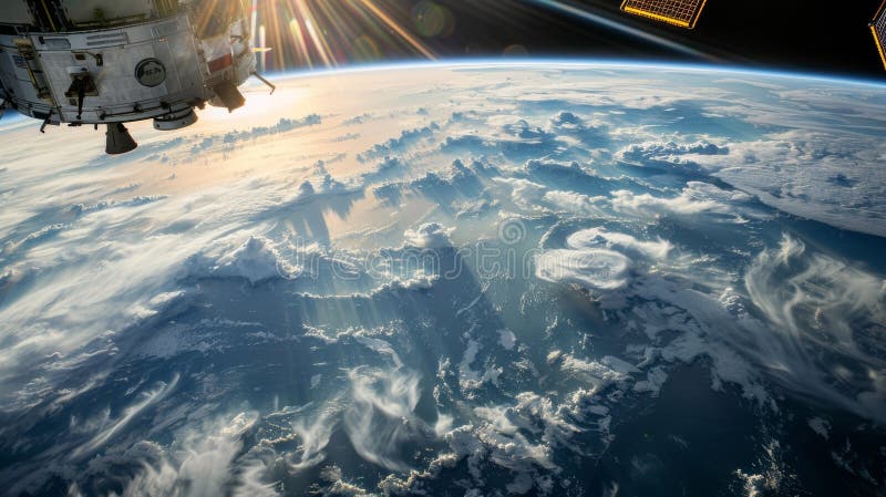 A View of Earth from the Space Shuttle Stock Image - Image of galaxy ...