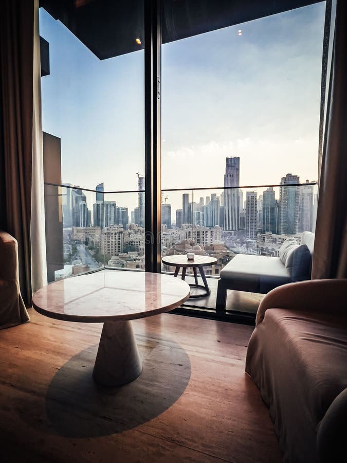 View from the Edition Hotel, Dubai Editorial Stock Image - Image of ...