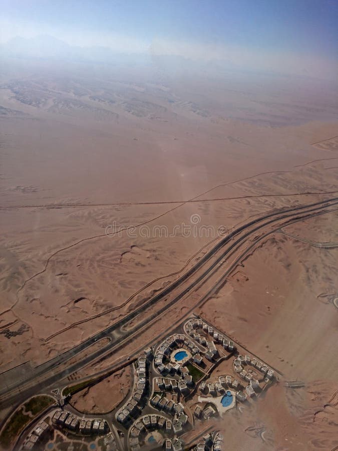 View from Egyptian Part of the Sahara Desert - Egypt 12 Stock Image ...