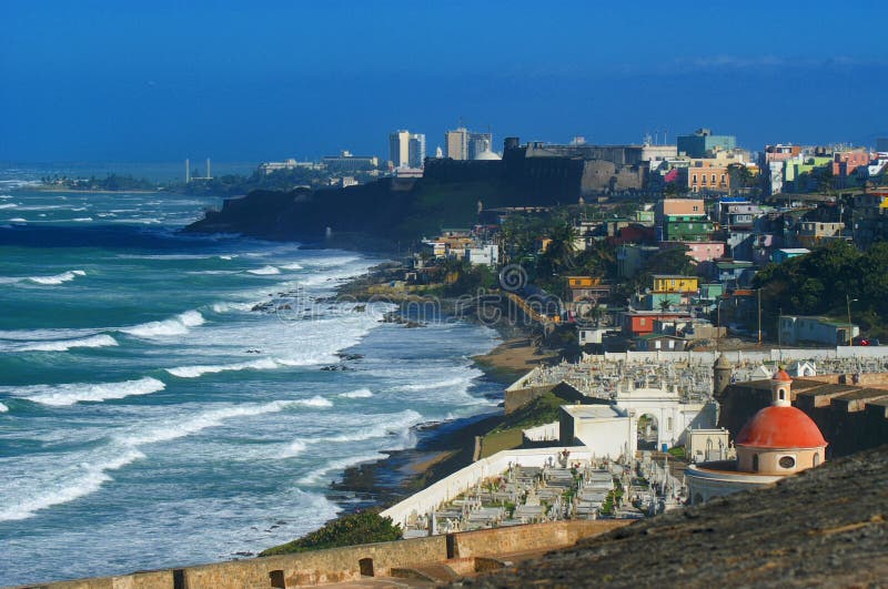 View from El Morro stock image. Image of island, fortress - 1188877