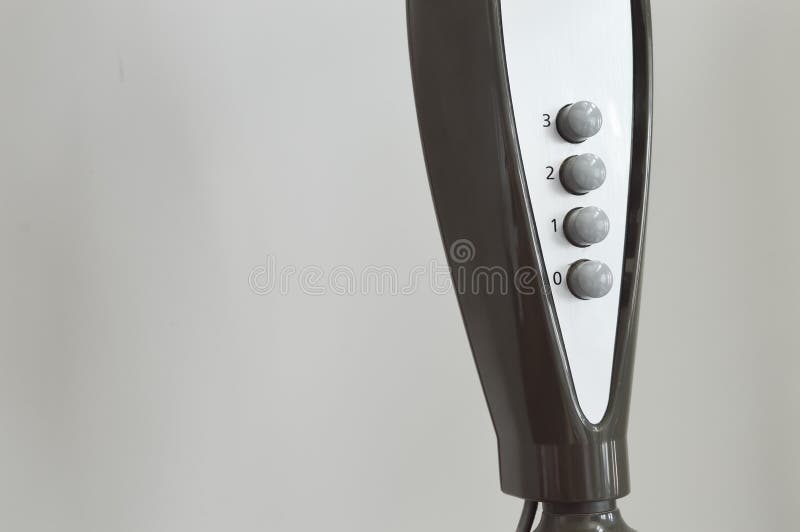 View of Electric Fan Button with Copy Space Stock Image - Image of home ...