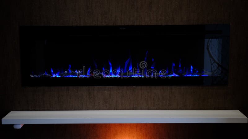 View on Electric Fireplace with Artificial Sparkling Flame, Decor for ...