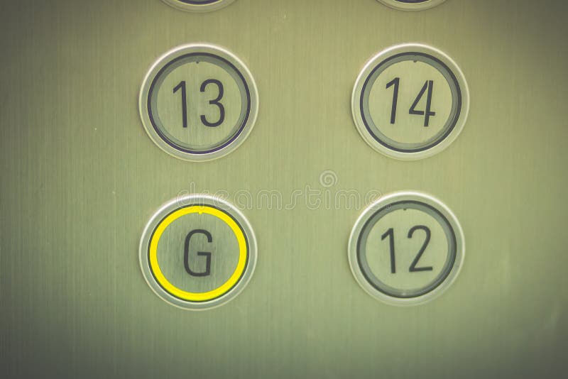 Lift Button Up and Down Arrow. Buttons of Elevator Control Panel Stock ...
