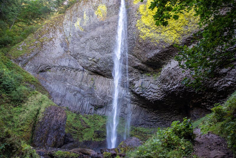 Elowah Falls - Columbia River Gorge Waterfall, Oregon Stock Photo ...