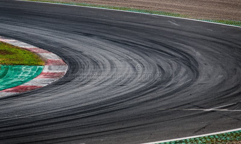 Empty Car Race Track