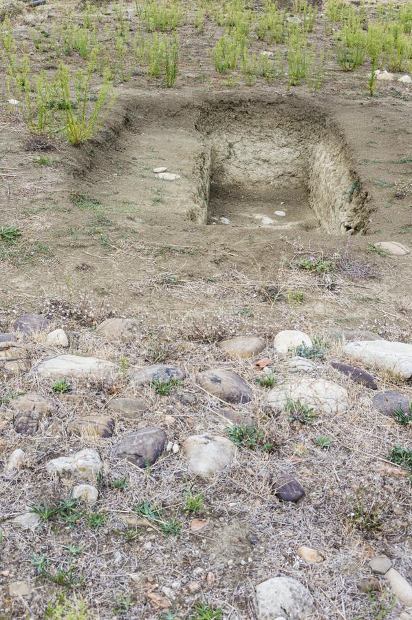 Open empty grave stock photo. Image of fresh, upright - 14436510