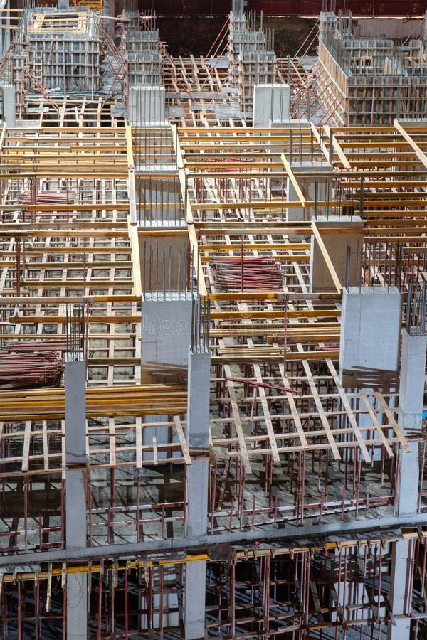 Empty Construction Site at Night Stock Image - Image of engineer, empty ...