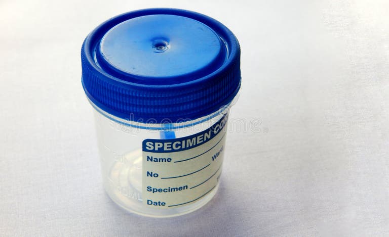 View of Empty Plastic Container for Taking Stool or Feces Samples of ...