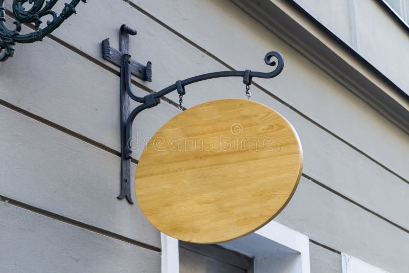 Beautiful Caucasian Woman in Barista Apron Holding Empty Blackboard ...