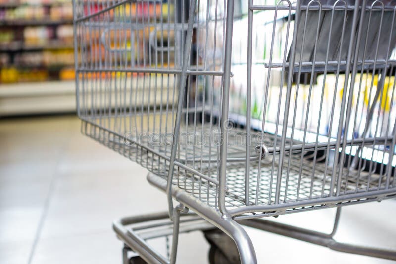 View of an empty trolley stock image. Image of store - 64968055