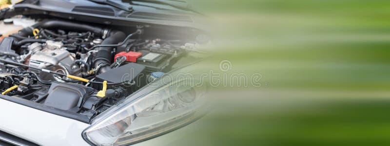 View of engine compartment stock image. Image of station - 95637121