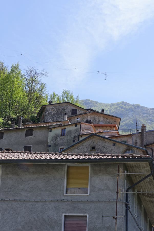 View of Equi Terme in Italy Stock Image - Image of landmark, history ...