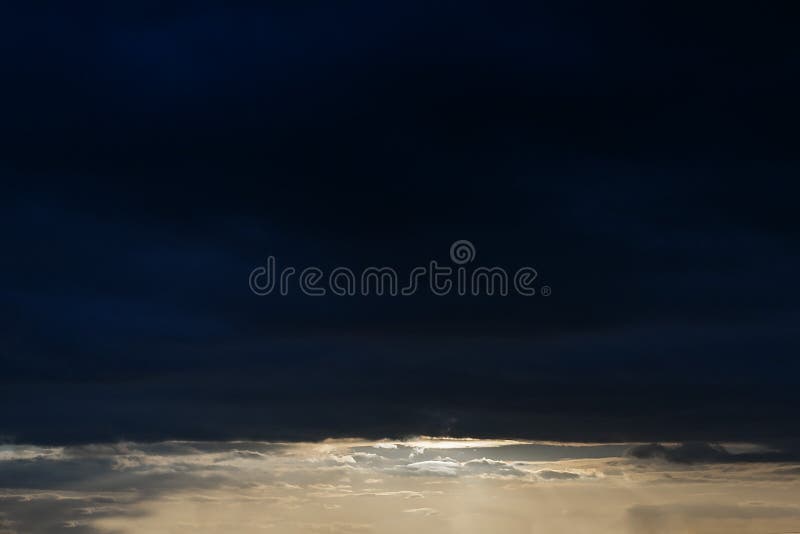 View of the evening sky stock image. Image of beauty - 173535829