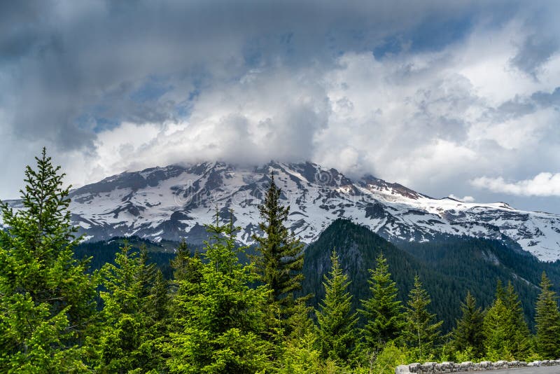 Mountain and Trees 3 stock image. Image of northwest - 282608531