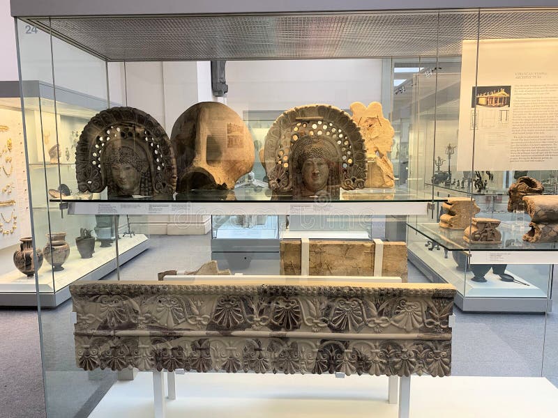 A View of an Exhibit in the British Museum Editorial Photography ...