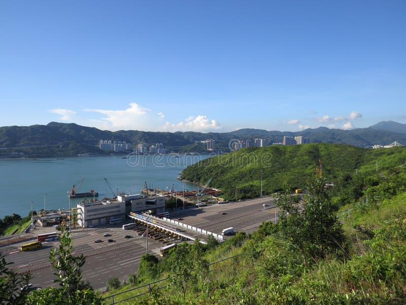 4 Aug 2013 the View at Fa Peng Teng, Tsing Yi, Hk Editorial Photo ...