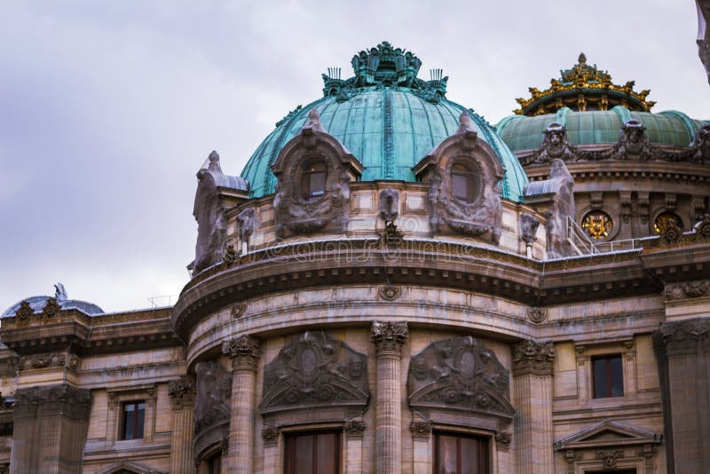 View of the Facade of the Opera Stock Photo - Image of cityscape ...