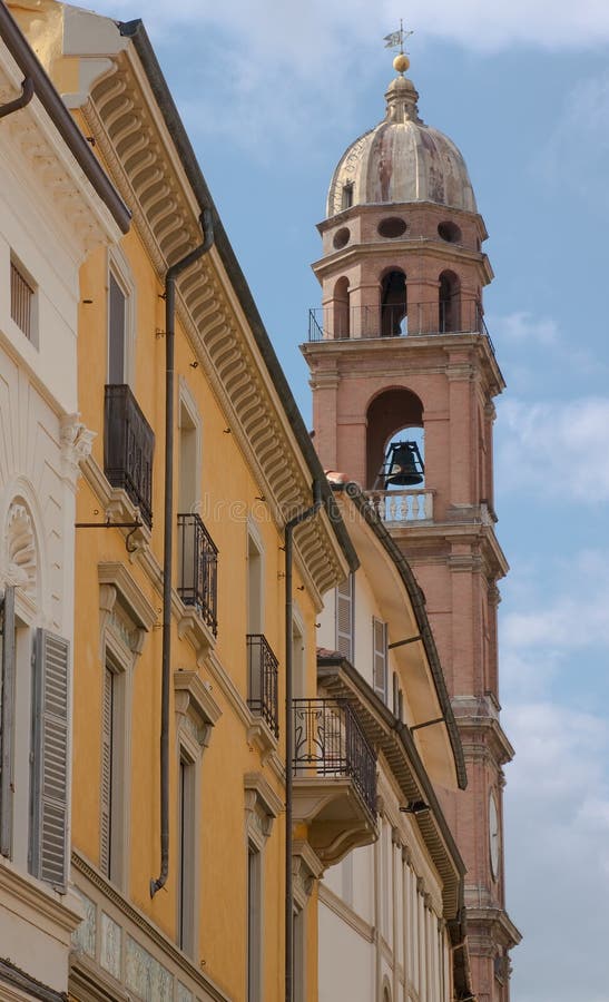 Cathedral of Faenza stock image. Image of romagna, duomo - 74579887