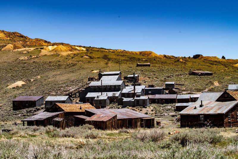 View of the Famous Ghost Town of Bodie, California Stock Image - Image ...