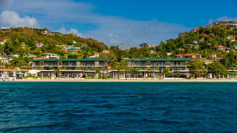 Grand Anse Beach in Grenada Stock Photo - Image of tropical, travel ...