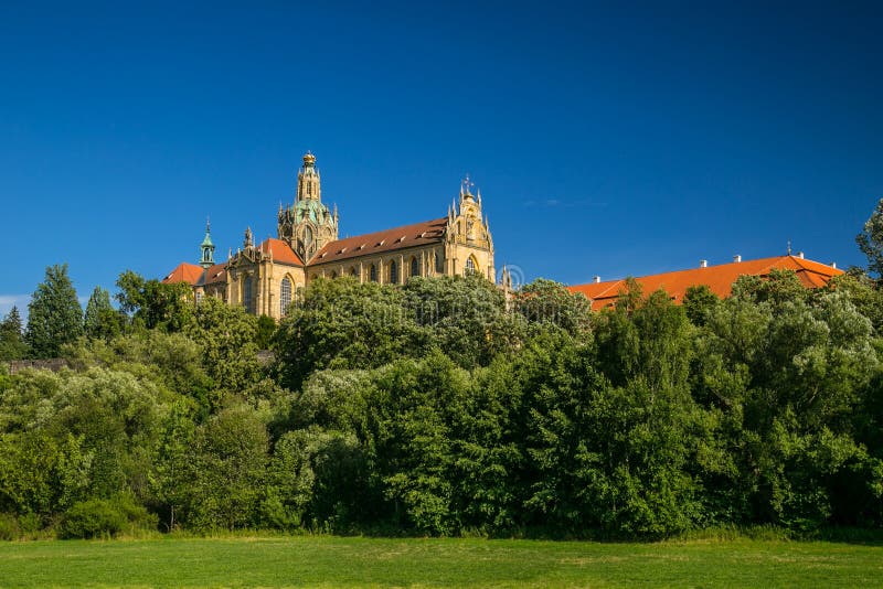View of Famous Monastery of Benedictines in Kladruby Stock Photo ...