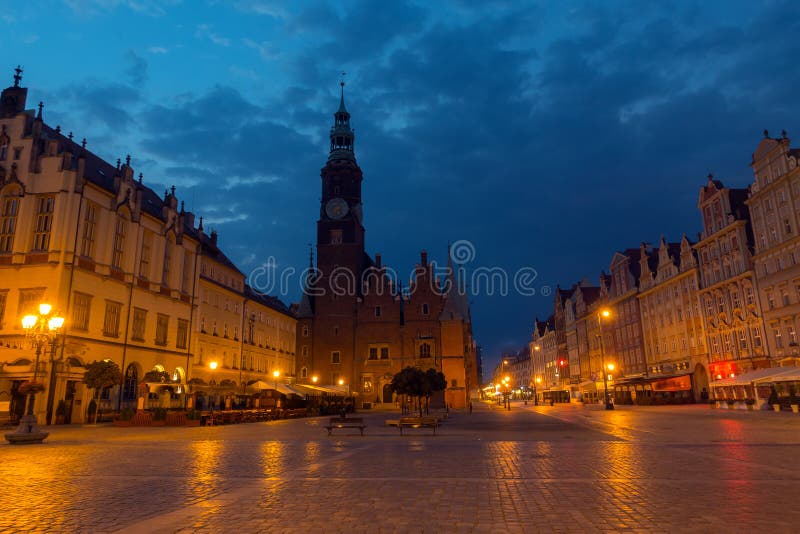 View of Famous Polish City Wroclaw Stock Photo - Image of travel ...