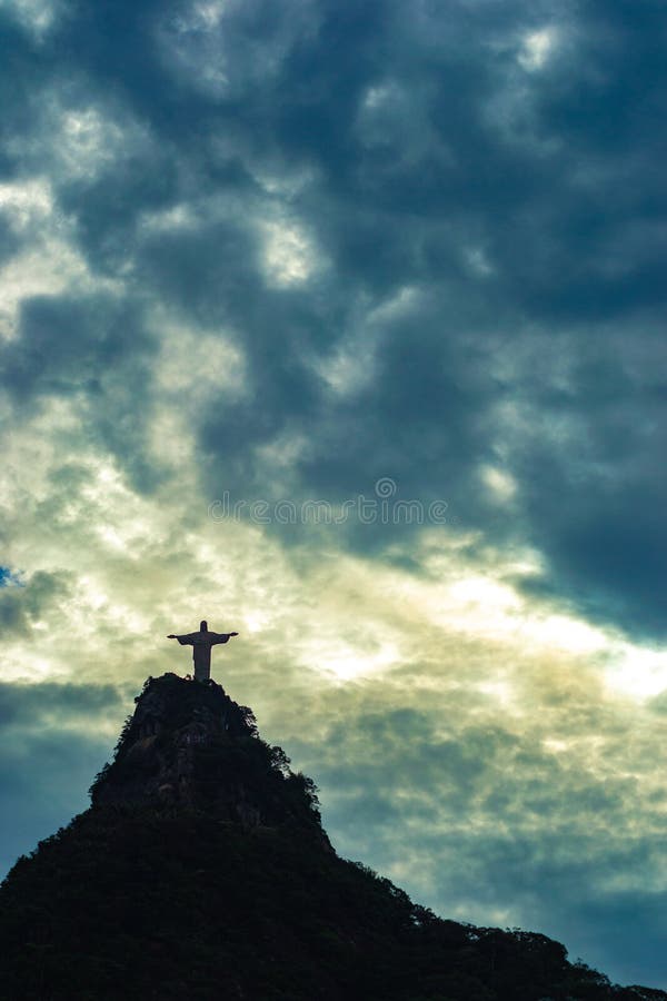 View from Far from the Corcovado in Rio De Janeiro Editorial Stock ...