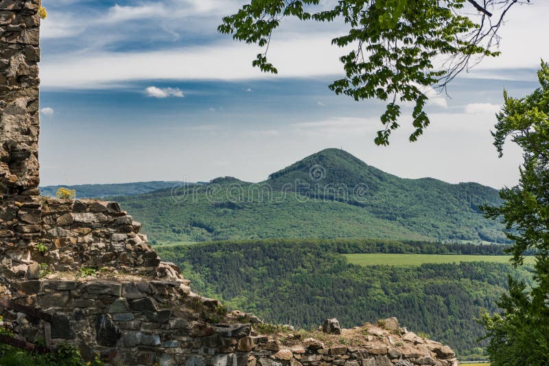 View from the castle Sebes stock photo. Image of south - 121026758