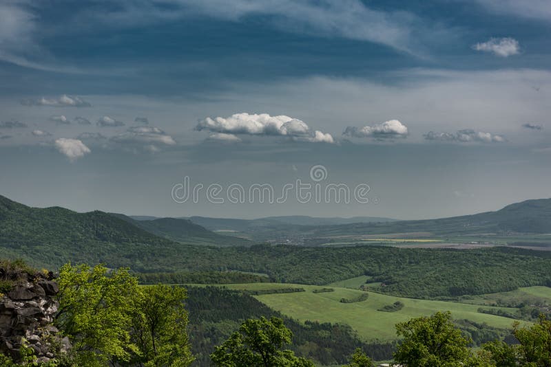 View from the castle Sebes stock photo. Image of south - 121026758