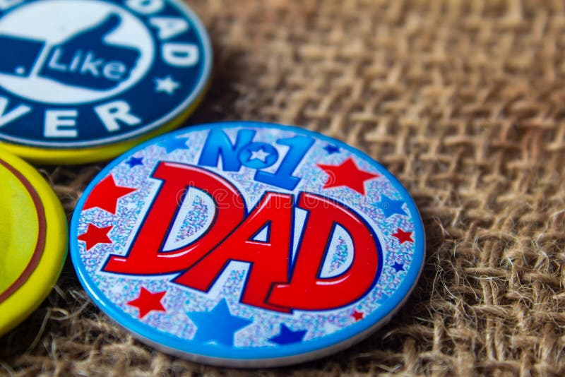 View of Father`s Day Celebration Badges Stock Image - Image of design ...