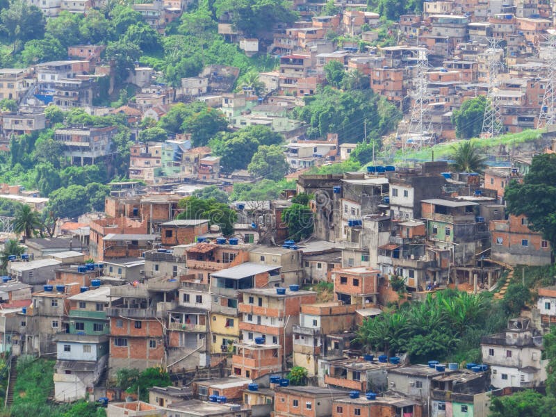 Favela Rio Comprido, Rio De Janeiro, Brazil Stock Photo - Image of city ...
