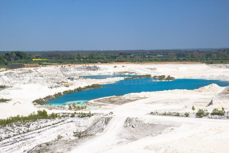 View of Faxe Kalkbrud, a Limestone Quarry, Denmark Stock Image - Image ...