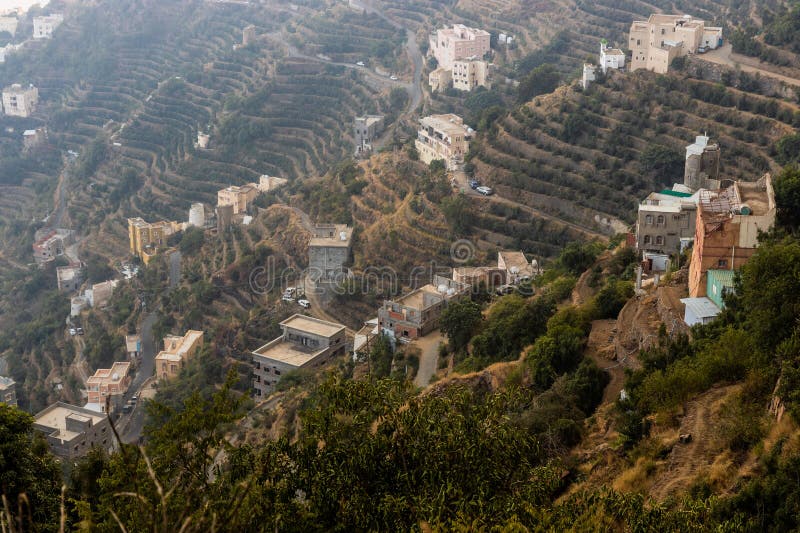 View of Fayfa Town, Saudi Arab Stock Photo - Image of saudi, panorama ...