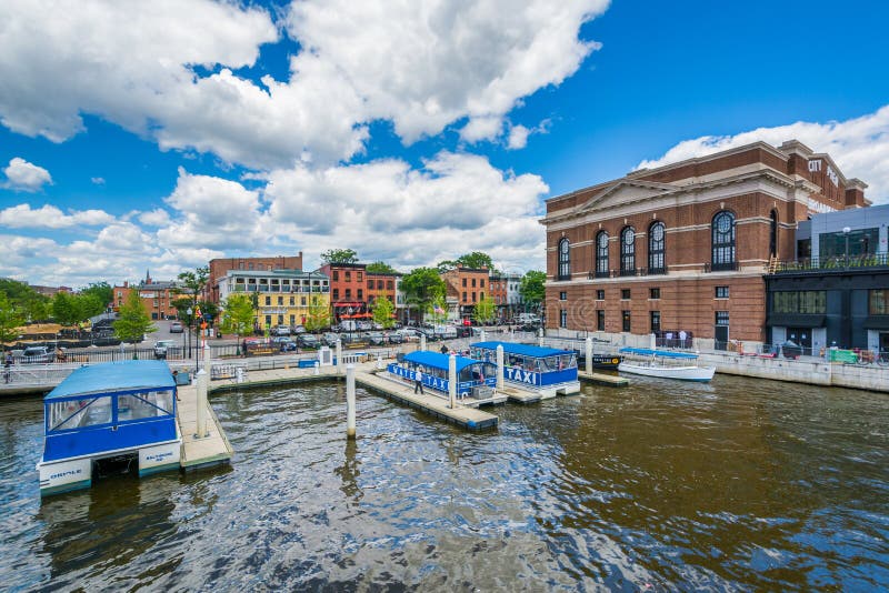 View of the Fells Point Waterfront, in Baltimore, Maryland Editorial ...