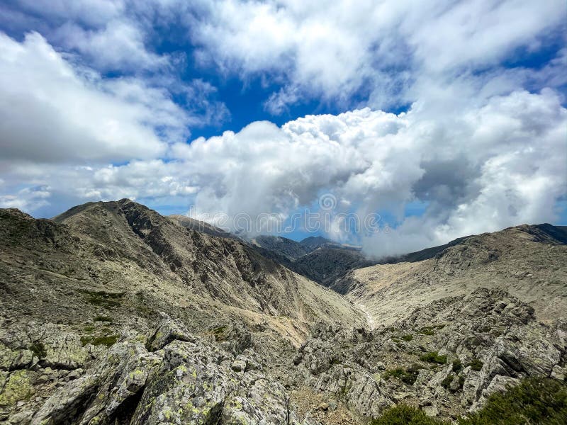 The View from Fengari Peak in Samothrace Stock Image - Image of ...