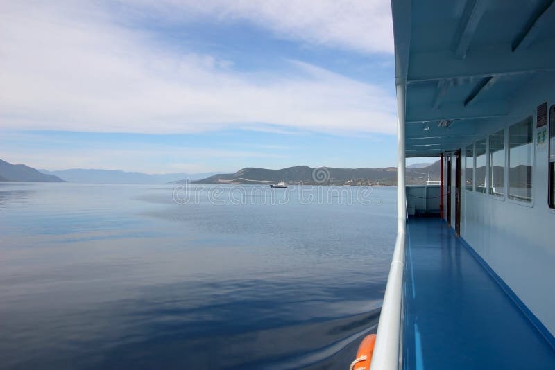 View from ferry boat stock photo. Image of sound, splash - 104452676