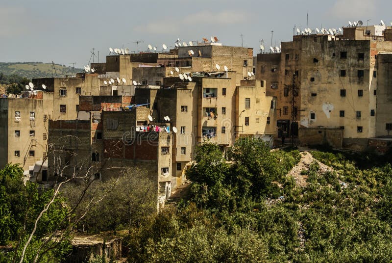 View of Fez Medina (Old Town of Fes), Morocco Stock Photo - Image of ...