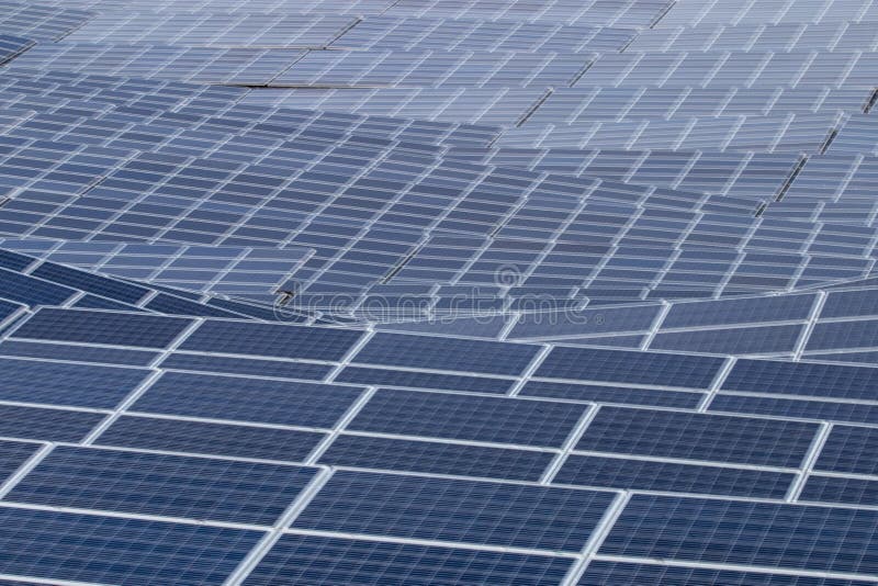 Field of solar panels stock photo. Image of innovation - 170433590