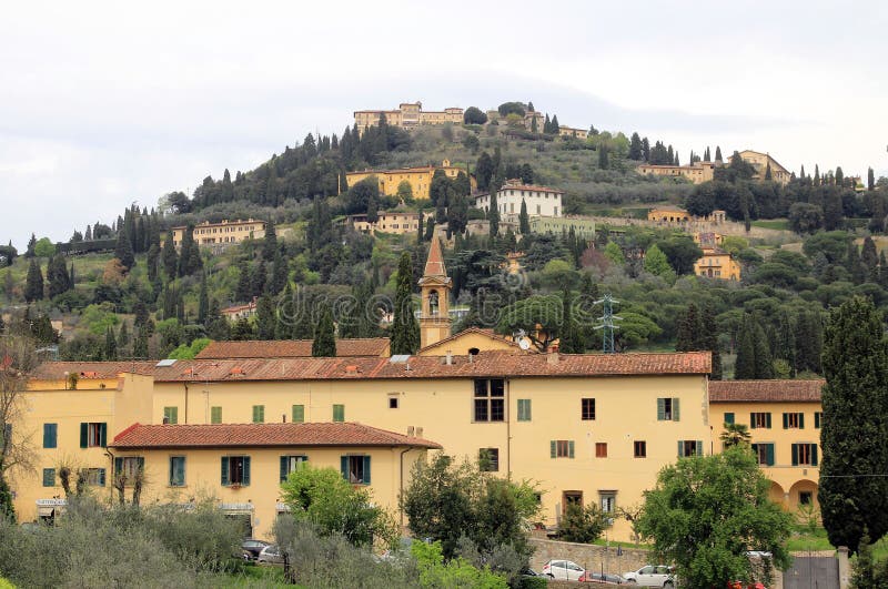View from Fiesole To the City of Florence Stock Photo - Image of europe ...