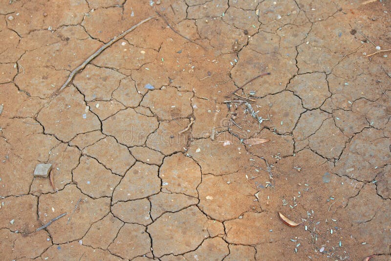 CRACKED SURFACE of DRY MUD stock photo. Image of surface - 110544700
