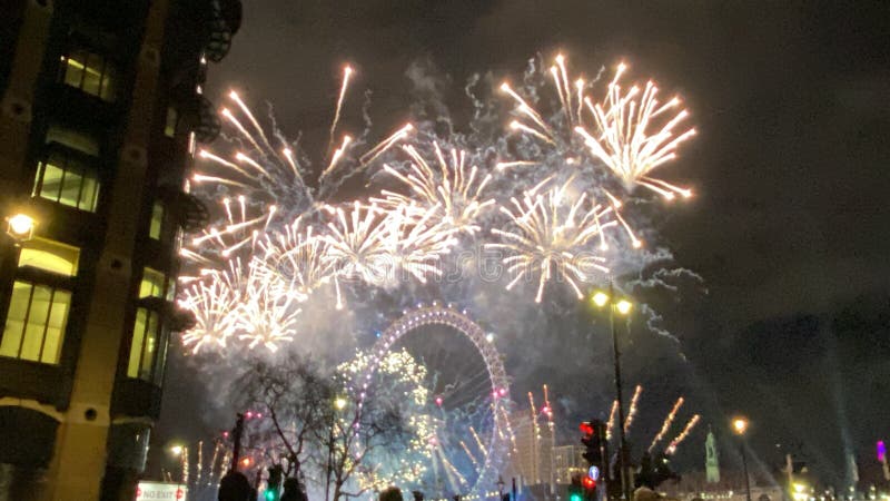 A View of a Fireworks Demonstration Editorial Stock Image - Image of ...