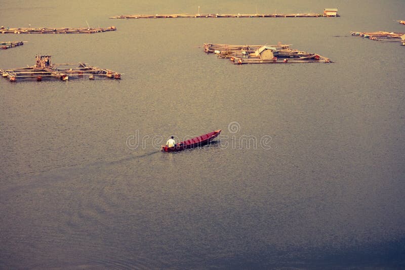 View of Fishermen Looking for Fish Editorial Photo - Image of borobudur ...