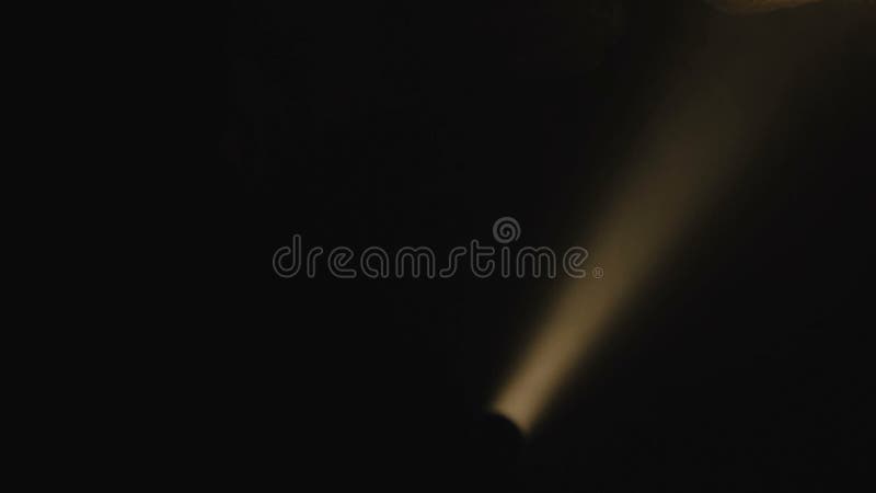 View of Flashlight`s Shadow in Darkness of the Ancient Stone Cave Stock ...