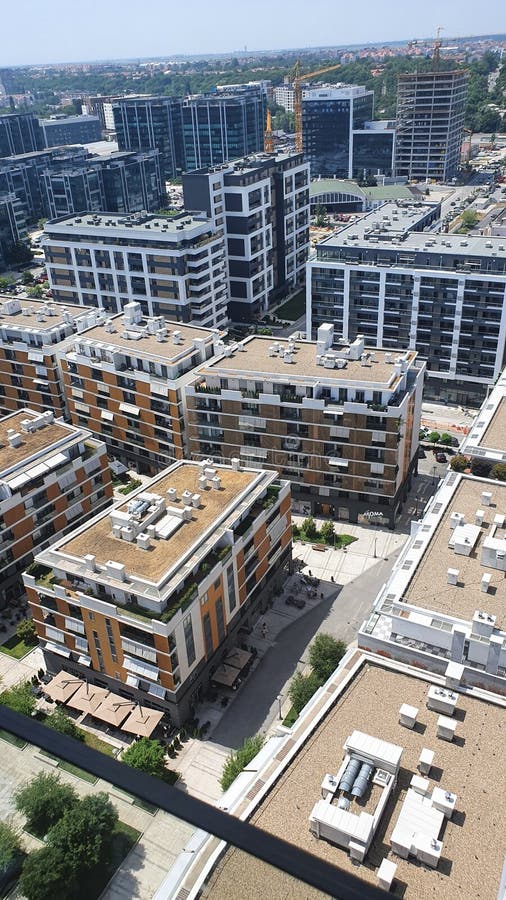 View from 19 floor stock image. Image of floor, architecture - 252075853